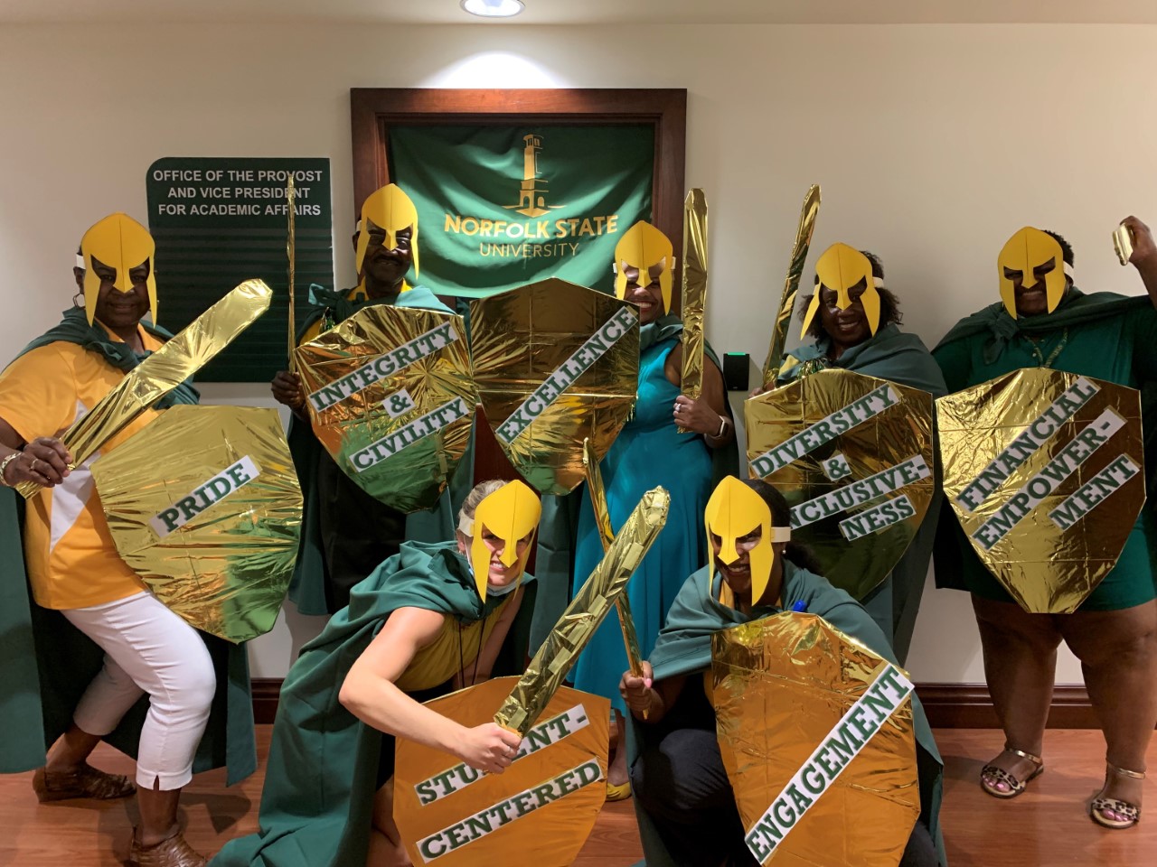 College Colors Day: Most Spirited Department Contest Winners - Norfolk ...